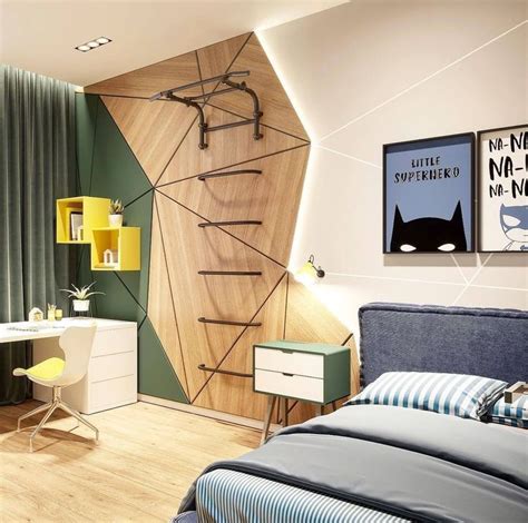 Спальня для мальчика цвета