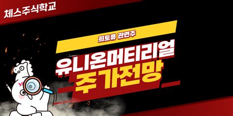 희토류관련주유니온머티리얼주가체스주식학교