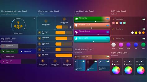Home Assistant Light Cards Collection Smarthomescene