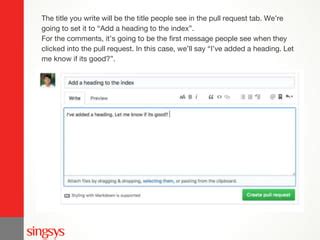 Technical Seminar Series GIT Pull Requests Best Practices PPT