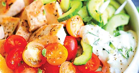Healthy Greek Chicken Meal Prep Bowls