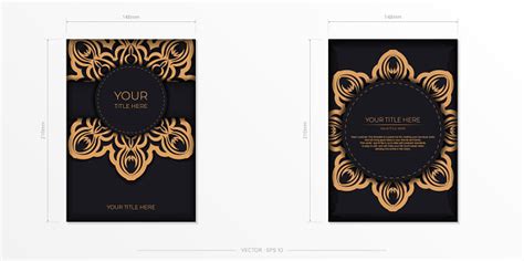 그리스 패턴 초대 카드의 준비 빈티지와 블랙 컬러의 엽서의 프린트 디자인을위한 세련된 템플릿 금메달리스트에 대한 스톡 벡터 아트 및 기타 이미지 Istock