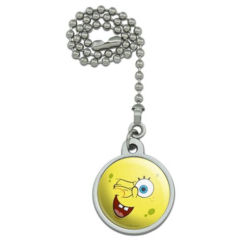 Spongebob Winking Face Ceiling Fan And Light Pull Chain