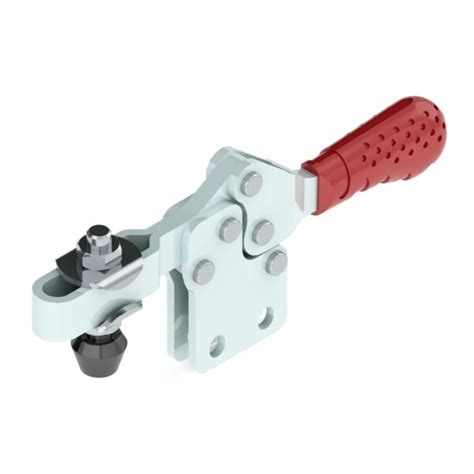 Horizontal Hold Down Action Safe Series U Bar Flanged Base Steel Smith