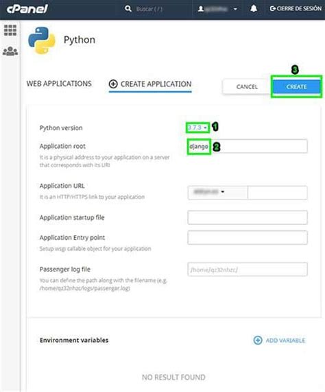 ¿cómo desplegar una aplicación python en cpanel