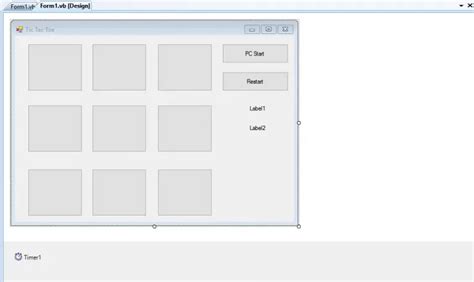 How To Create A Simple Tic Tack Toe Game Using Vbnet