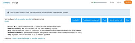 creating new help center documents for review queues project overview