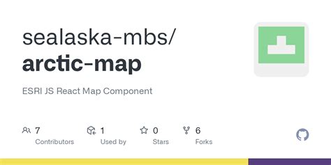 GitHub Sealaska Mbs Arctic Map ESRI JS React Map Component