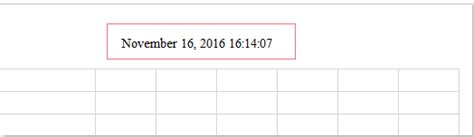 How To Specify Date Or Datetime Format In Header Or Footer