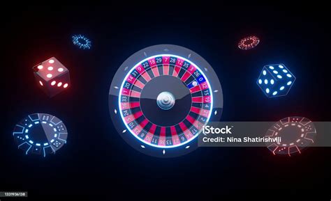카지노 도박 개념 룰렛 휠 칩과 네온 조명 주사위 3d 일러스트 슬롯머신에 대한 스톡 사진 및 기타 이미지 슬롯머신 카지노 룰렛 Istock