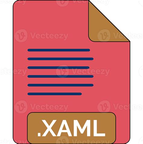 Modern Xaml File Icon Copper And Mandy Fill 57912371 PNG