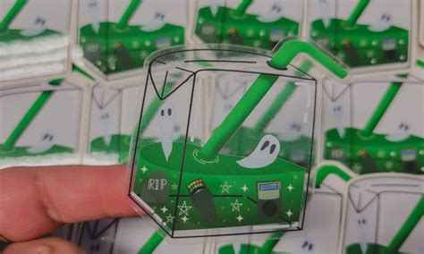 Ectoplasm Ghost Sticker Ghost Juice Sticker Ghost Hunting Sticker