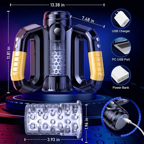 Electric Adult Masturbation Cup Sex Machine 10 Thrust Rotation Modes