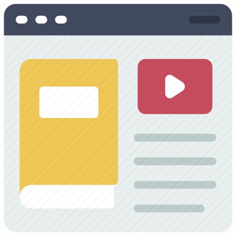Online Educational Course Video Tutorial Icon Download On Iconfinder