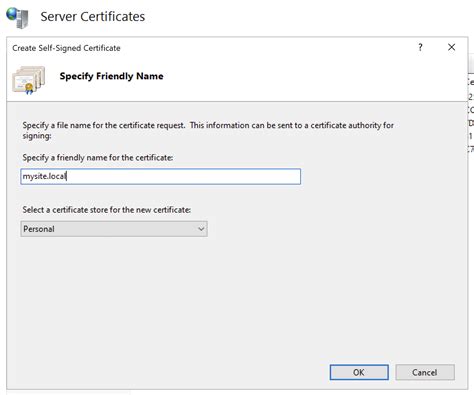 Adolfi Dev How To Configure A Self Signed Server Certificate For Your