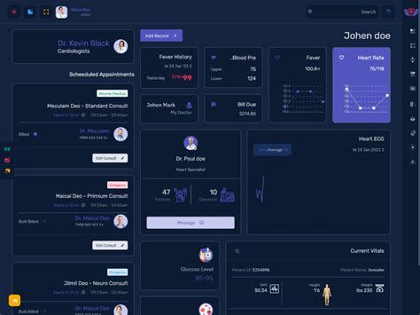 Mini Dark Sidebar Patients Dash 1 Rtl Multipurpose Themes
