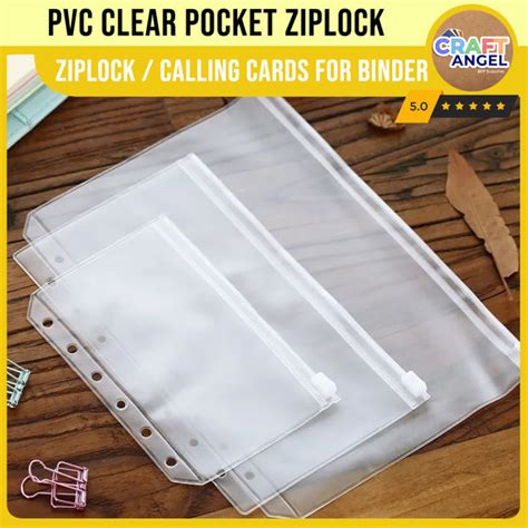 Pvc Binder Refill Cover School Supplies 3pcs A5a6a7 Waterproof Clear