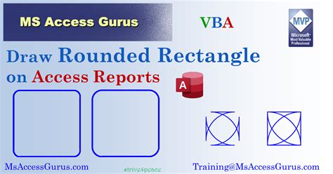Draw A Rounded Rectangle In Access