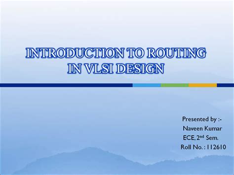 Vlsi Routing Ppt