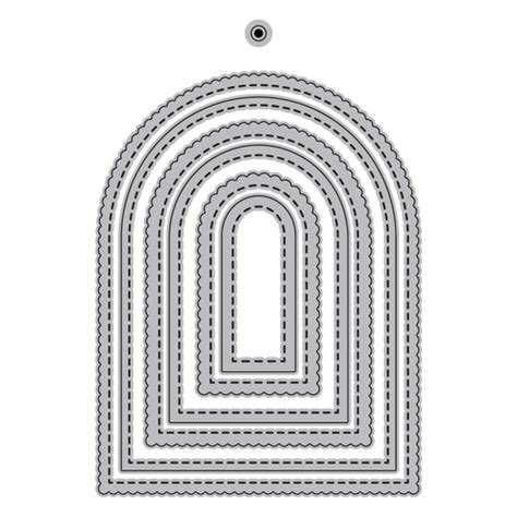 Scallops And Arches Nesting Dies Unity Stamp Company