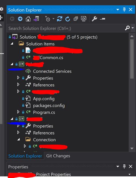 Net How Do I Set Common Values Abstract For A C Solution In Visual Studio With Multiple