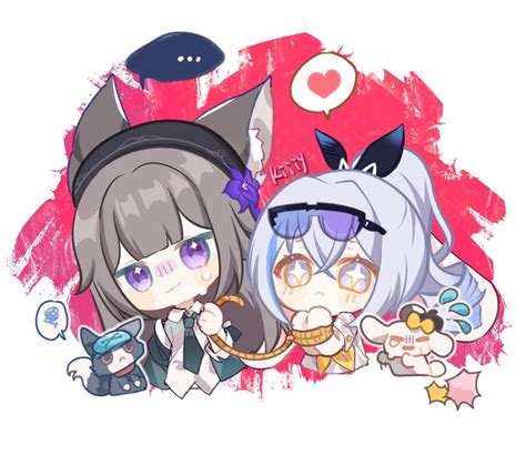 Silver Wolf And Herta Honkai And More Drawn By Kiiiy Danbooru