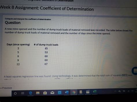 solved 1133 modules week 8 assignment coefficient of