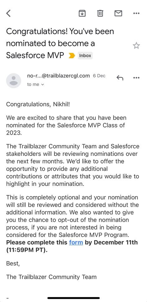 Nikhil More On Linkedin Salesforce Salesforcemvp Proudmoment Mvpnominated… 25 Comments