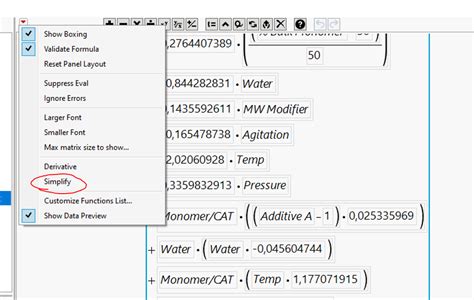 Solved Regarding The Prediction Expression Jmp User Community