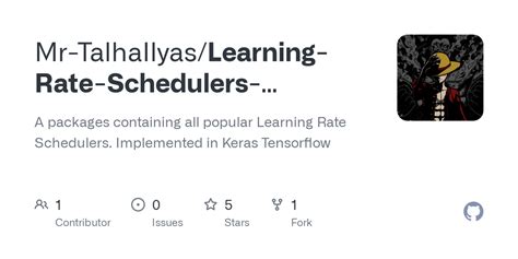 Github Mr Talhailyas Learning Rate Schedulers Packege Tensorflow