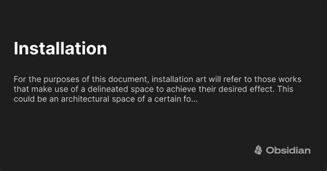 Installation Obsidian Publish