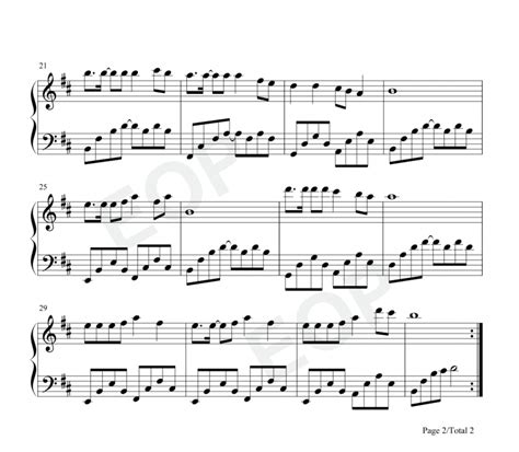 潇洒走一回 钢琴谱 钢琴曲谱