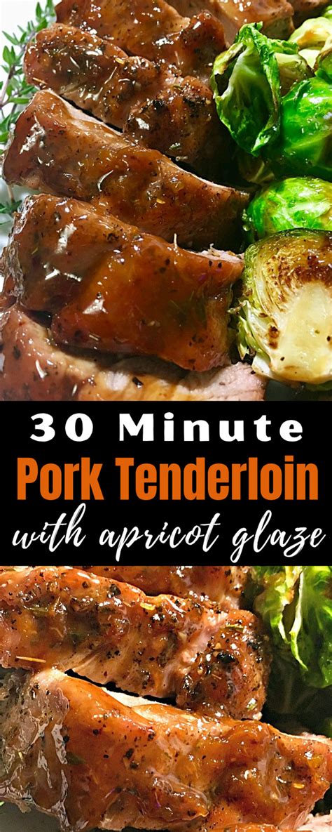 Apricot Glazed Pork Tenderloin ~ Tender Juicy ~ A Gouda Life Recipe Pork Tenderloin Recipes