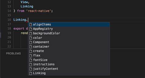 intellisense not working for react native · issue 34342 · microsoft