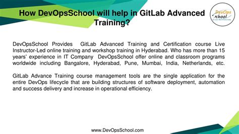 PPT GitLab Essential Training By DevOpsSchool PowerPoint Presentation ID