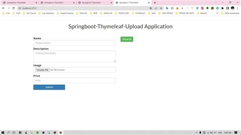 Hướng Dẫn Upload Image Product Trong Spring Boot Thymeleaf Ajax Postgres Youtube