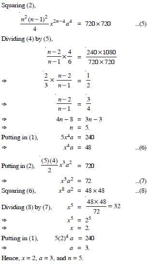 NCERT Solutions For Class Binomial Theorem Aasoka