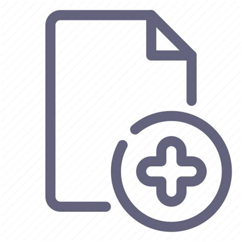 File Document Add New Icon Download On Iconfinder