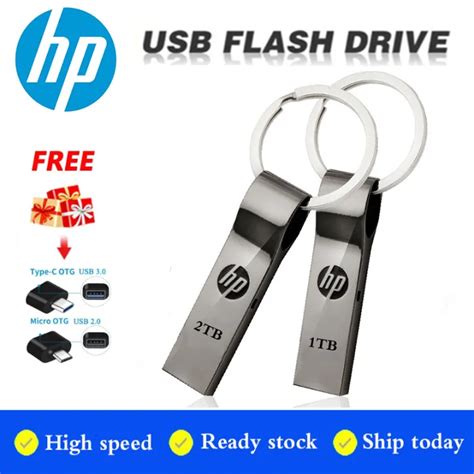 Original Hp Flash Disk Tb Tb Pendrive Metal Usb Gb Flash Drive