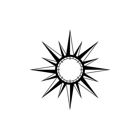 Premium Vector Compass Rose Design Vector