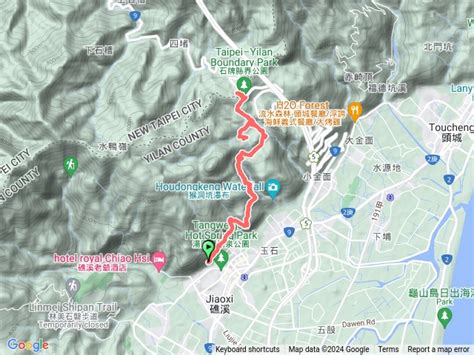 20231121宜蘭礁溪跑馬古道鵲子山環狀縱走gpx 健行筆記