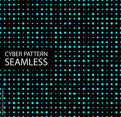 Seamless Cyber Pattern Circuit Board Texture Digital High Tech Style