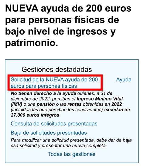 Así De Fácil Es Solicitar La Nueva Ayuda De 200 Euros Del Gobierno