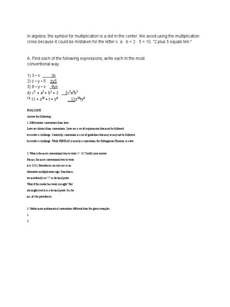 Merylcyne Bangsao Simsim Mathematical Conventions Pdf