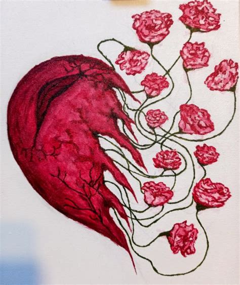 Rosie SFlowers Drawings Illustration Paintings Prints