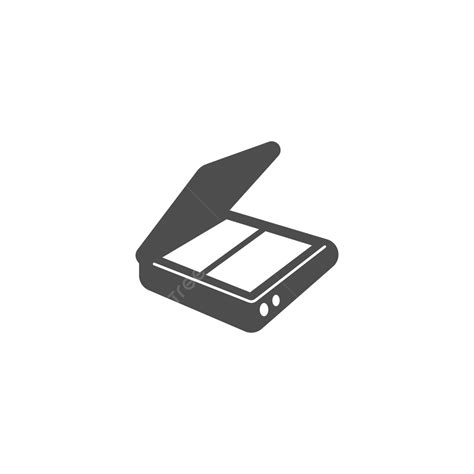 Scanner Icon Design Illustration Scanner Technology Paper Vector