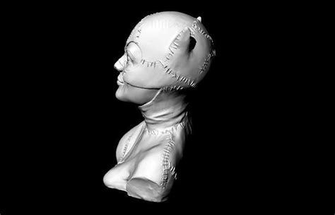 Catwoman Bust 3d Model Ready To Print