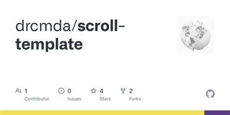Github Drcmda Scroll Template