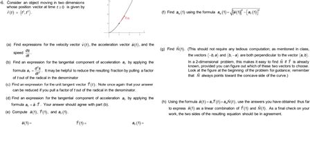 solved 6 consider an object moving in two dimensions whose