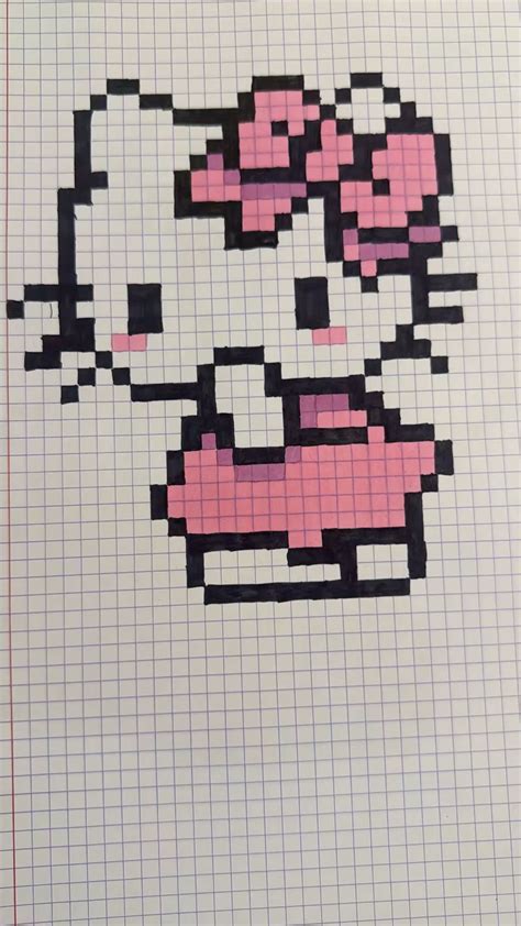 Pixel Hello Kitty Art
